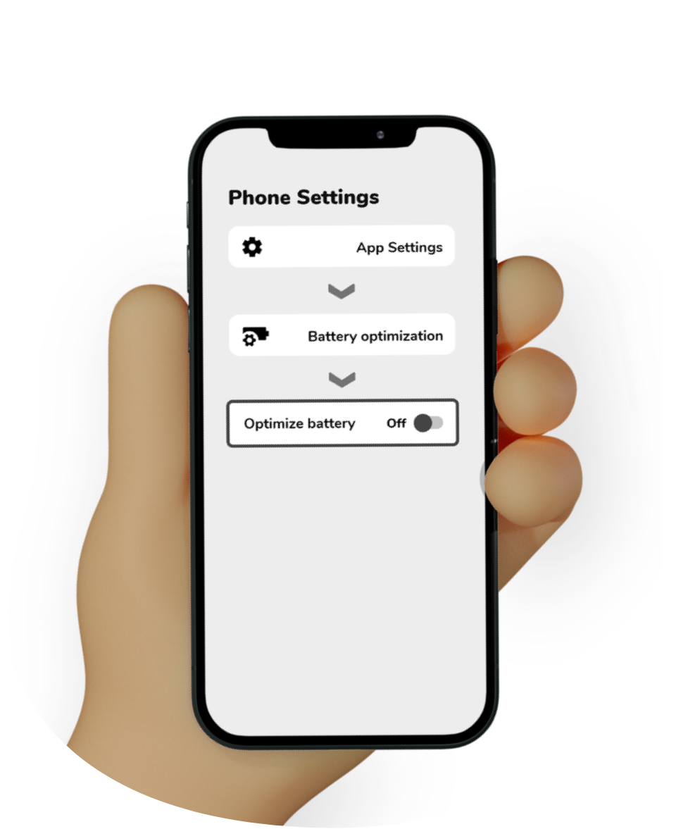 Battery optimization - MUV